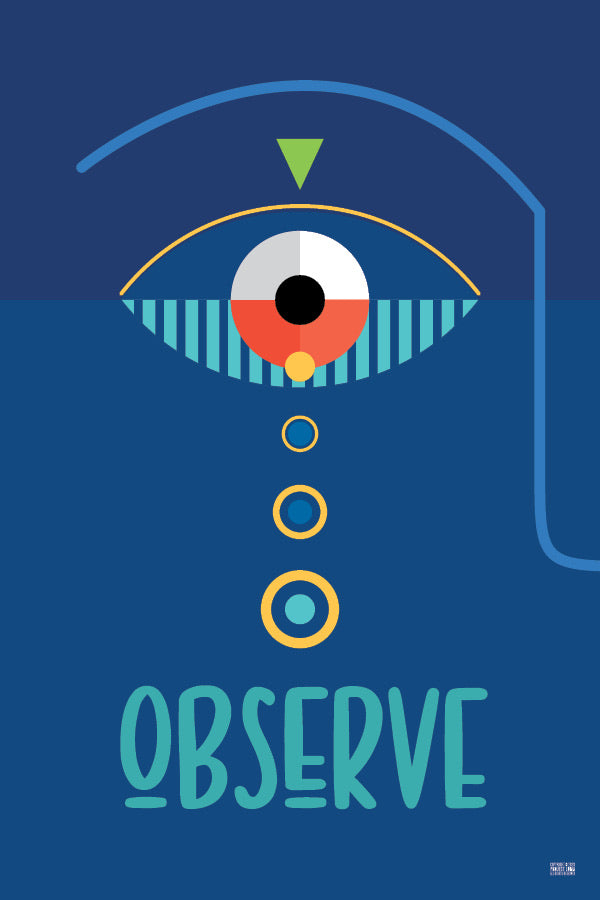 "Observe" Style 1 poster – Project Luma